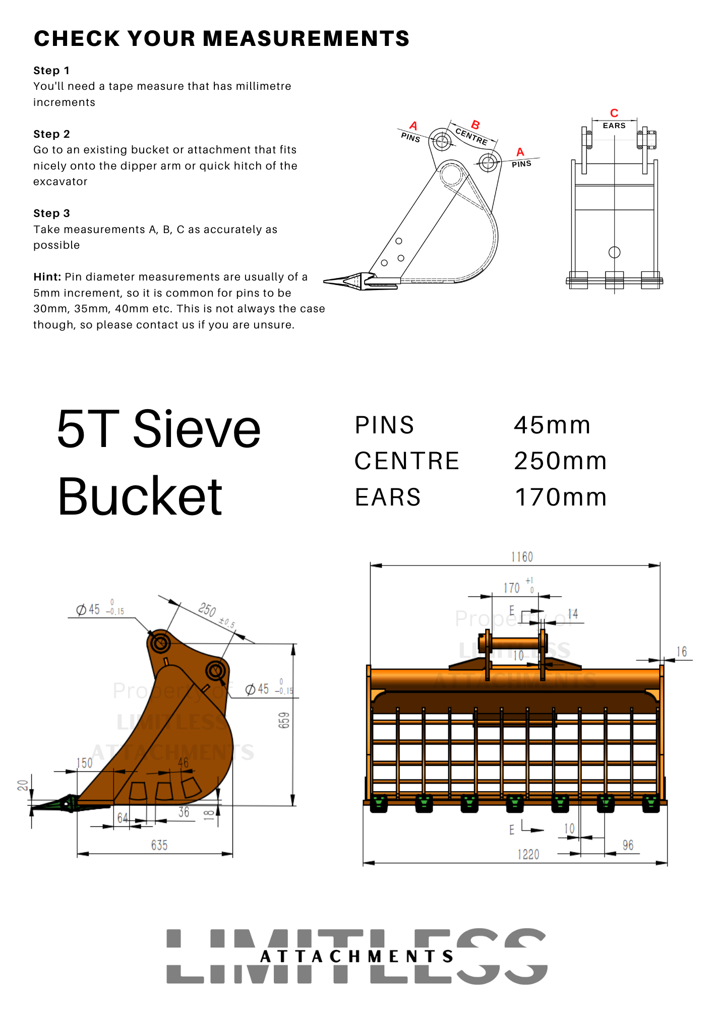 Sieve Buckets – Limitless Attachments Australia