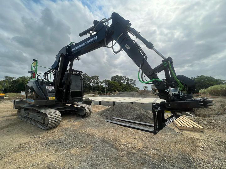 Excavator Lifting Forks – Limitless Attachments Australia