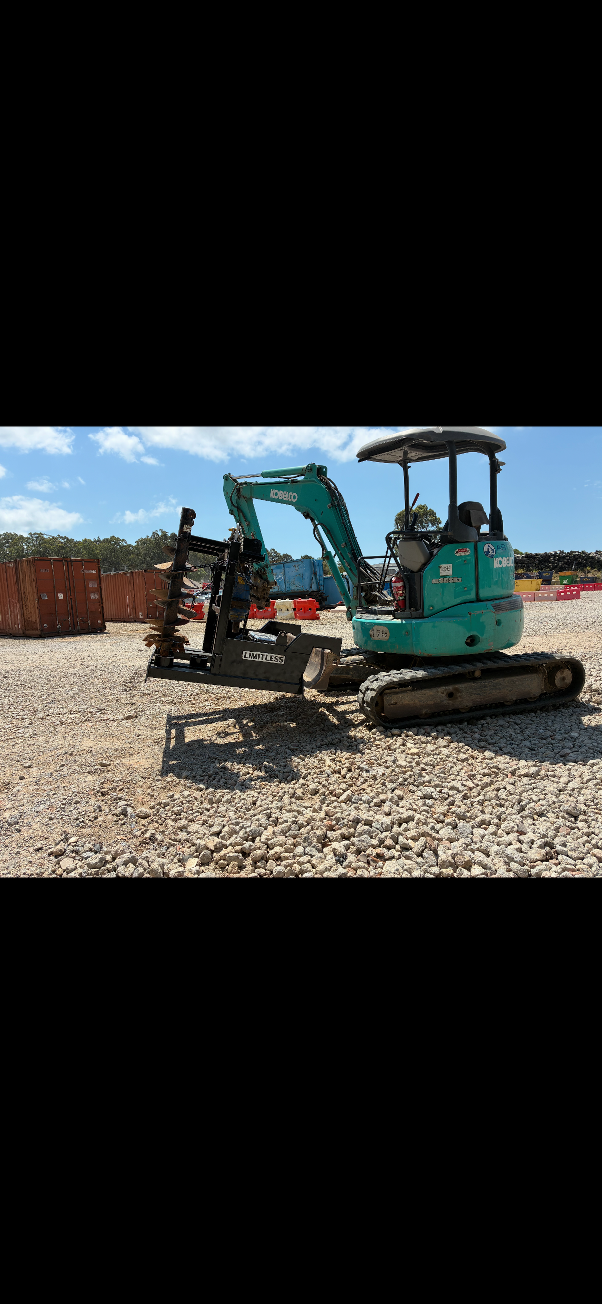 Excavator Attachment rack – Limitless Attachments Australia