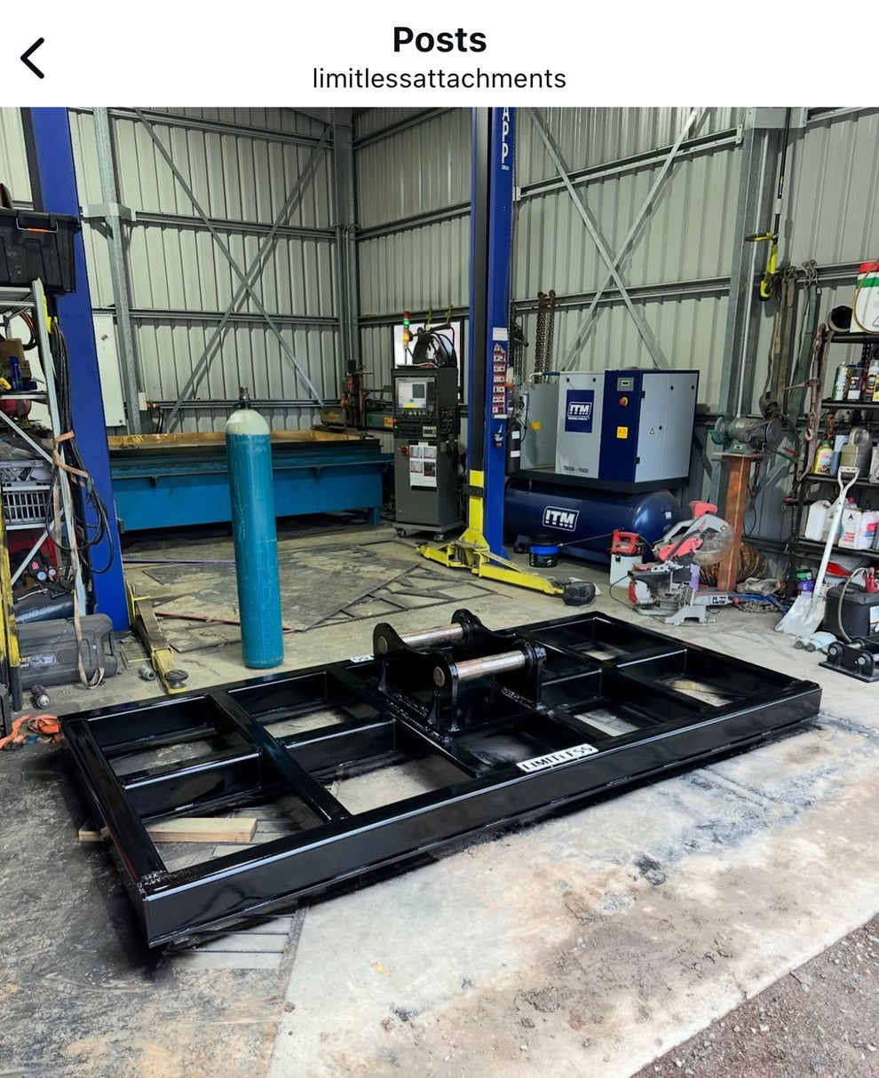 Excavator Spreader Bar – Limitless Attachments Australia