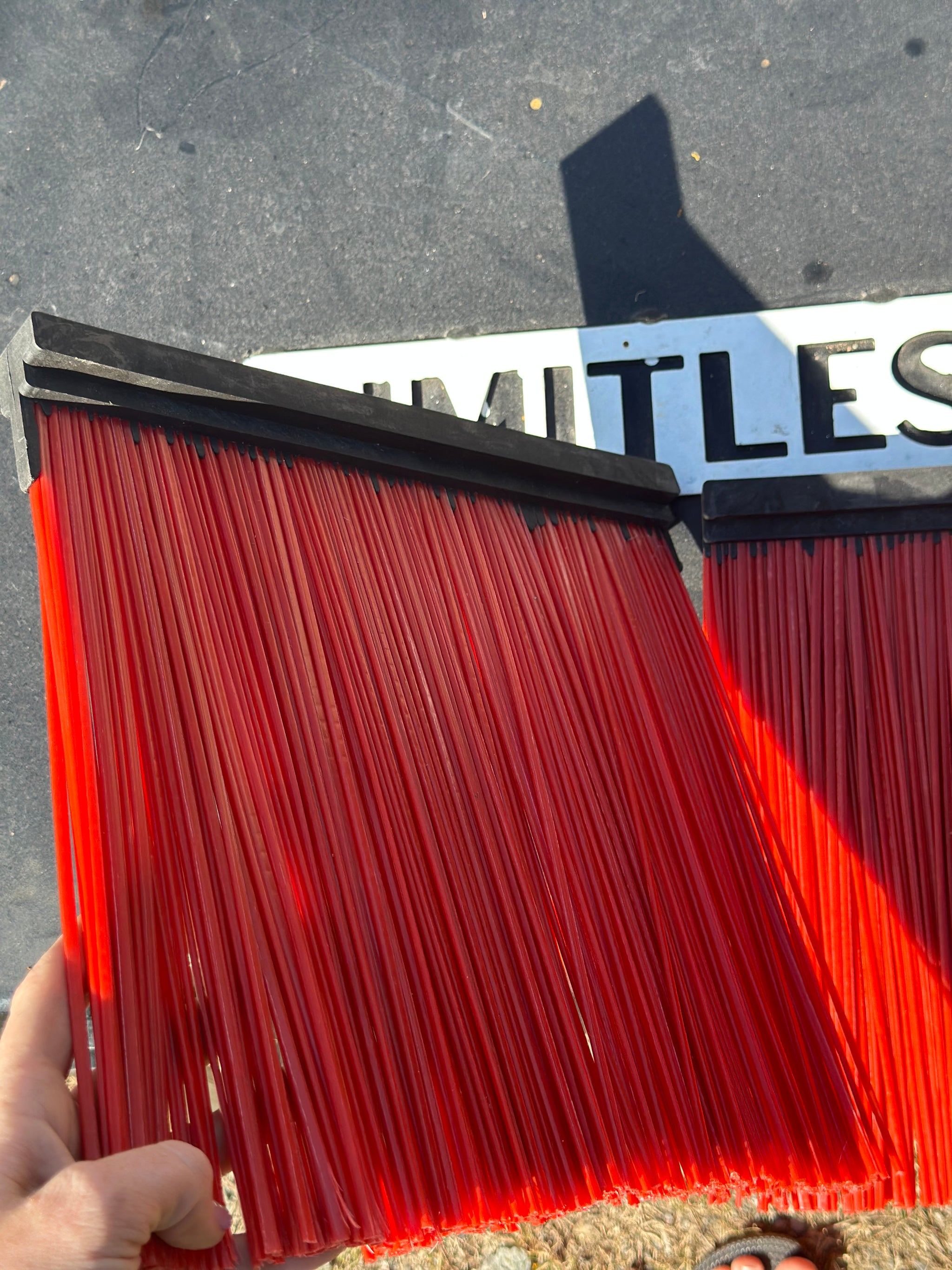 Excavator Broom Bristles – Limitless Attachments Australia