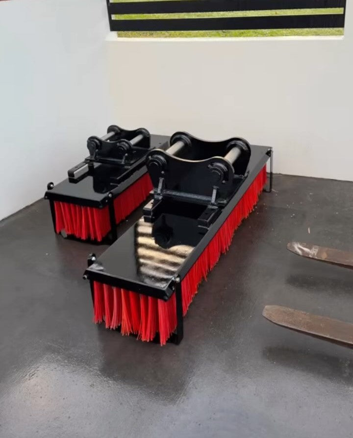 Excavator Broom – Limitless Attachments Australia