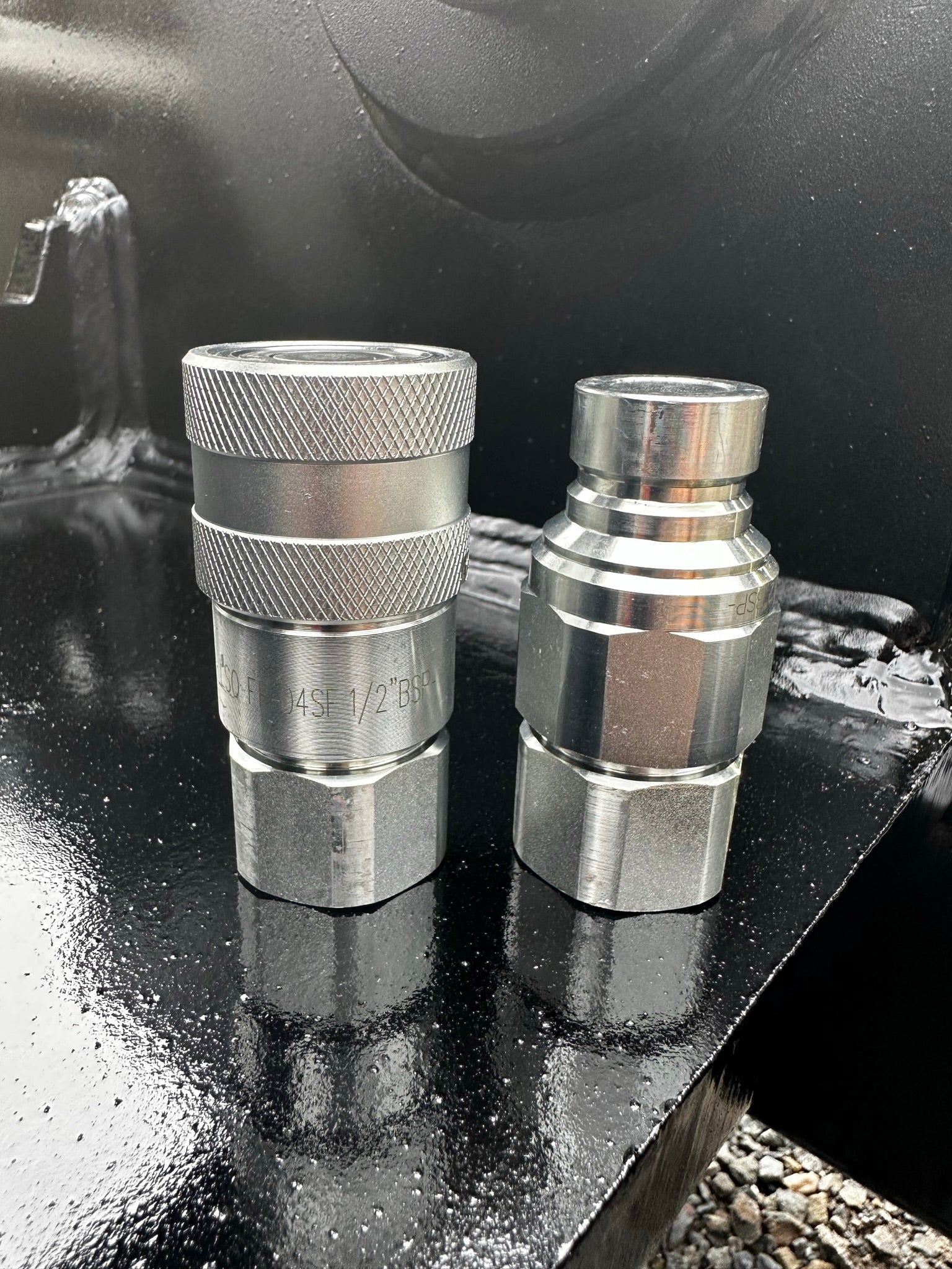 BSP Flat Face Hydrualic Couplings – Limitless Attachments Australia