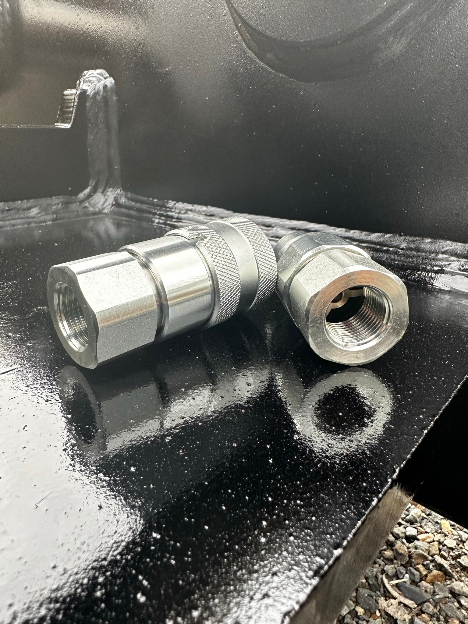 BSP Flat Face Hydrualic Couplings – Limitless Attachments Australia