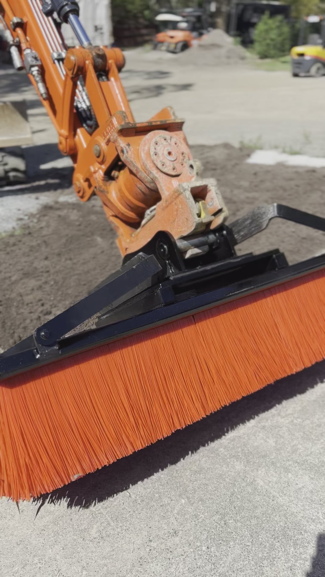 Excavator Brooms – Limitless Attachments Australia