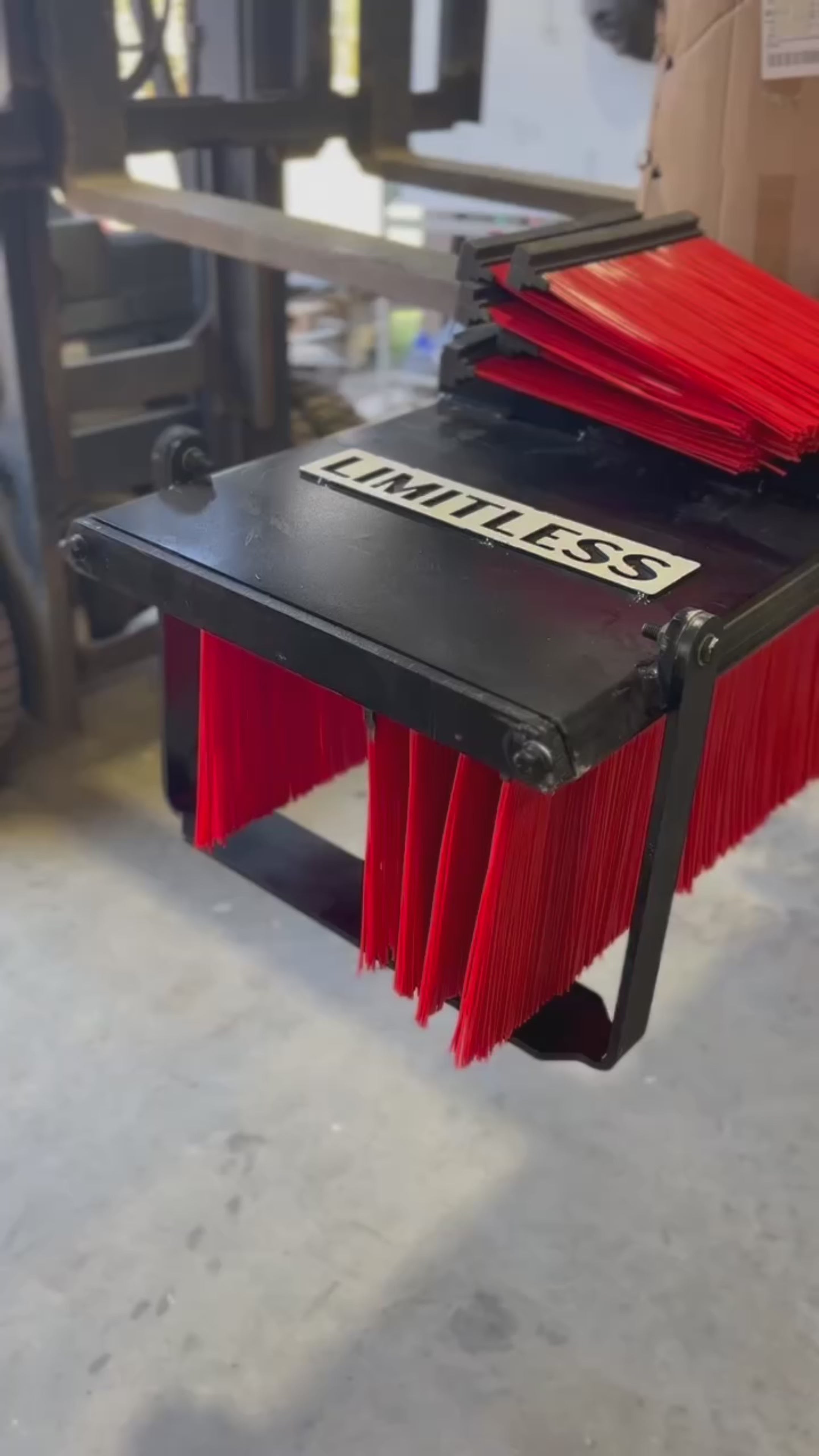Excavator Broom Bristles – Limitless Attachments Australia