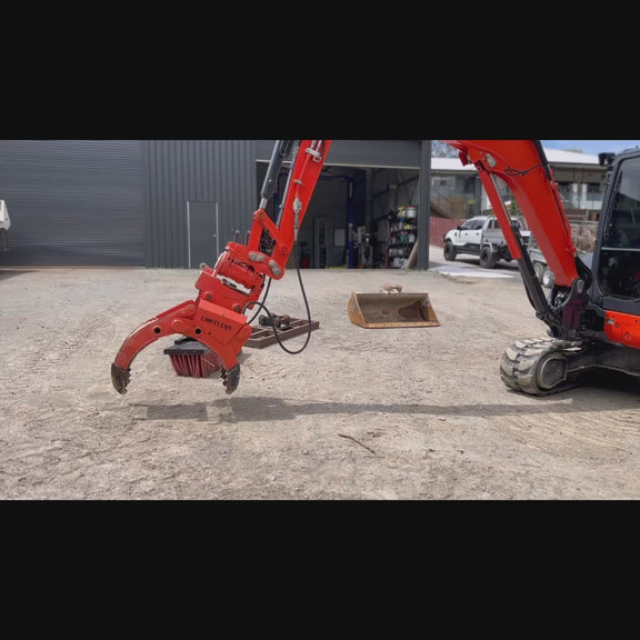 Twin cylinder Hydraulic Grabs – Limitless Attachments Australia