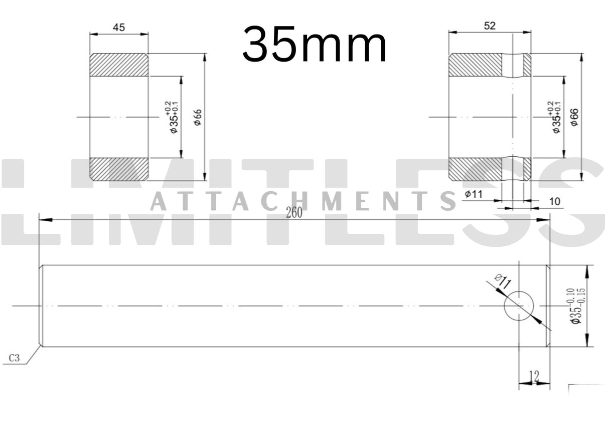 Pins and Bosses – Limitless Attachments Australia