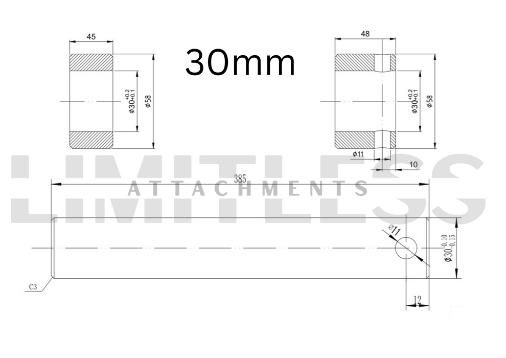 Pins and Bosses – Limitless Attachments Australia
